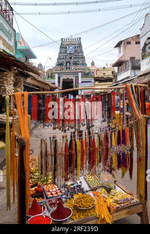 A pooja puja things shop and Swaminatha Swamy God Murugan Temple at ...