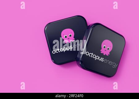LONDON, UK - July 2023: Octopus Energy gas and electricity energy ...