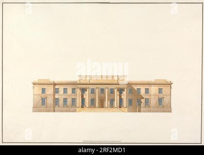 A House of Assembly, Quebec: Elevation circa 1812 by Jeffry Wyatville ...