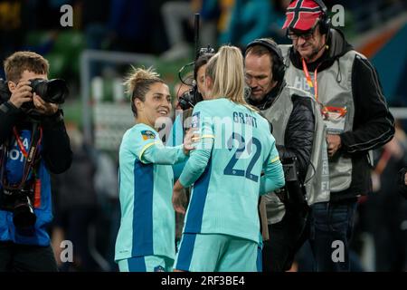 L-R Katrina Gorry of Australia Women and Charlotte Grant of Australia ...