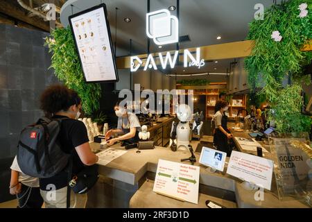 DAWN AVATAR ROBOT CAFE TOKYO Stock Photo - Alamy