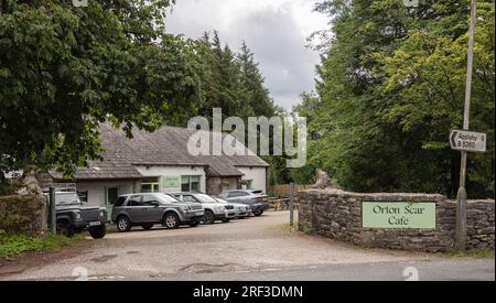 Entrance to Orton Scar Café near Penrith Stock Photo - Alamy