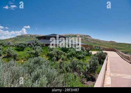 Visitor Center of Fossil Butte National Monument, Wyoming, United ...