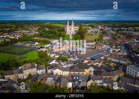 Aerial view of Armagh City, County Armagh, Northern Ireland Stock Photo ...