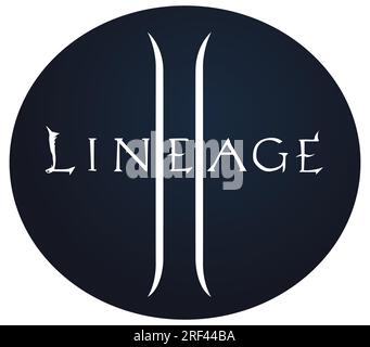 Vector logo of the video game Lineage. Lineage2. Steam application ...