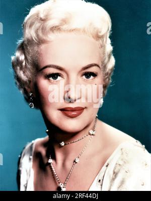 Colour Publicity Portrait of American actress GENE TIERNEY taken in ...
