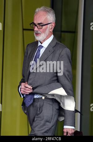Commander Julian Bennett outside a Metropolitan Police misconduct ...