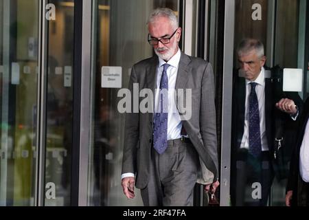 Commander Julian Bennett outside a Metropolitan Police misconduct ...