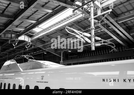 Kamome Express Train from Fukuoka to Nagasaki Stock Photo - Alamy