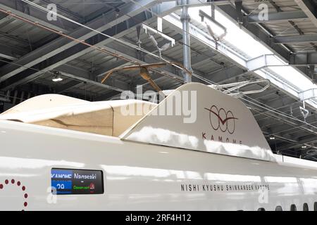 FUKUOKA, Japan - Kyushu Railway Co. (JR Kyushu) President Koji Karaike ...