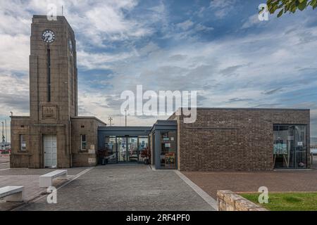 The former Harbour-master's Office and the Simpson Clock Tower - an ...