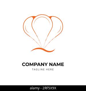 modern parachute logo design template Stock Vector Image & Art - Alamy