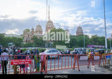 Madras university senate house ; Beach Road ; Madras Chennai ; Tamil ...