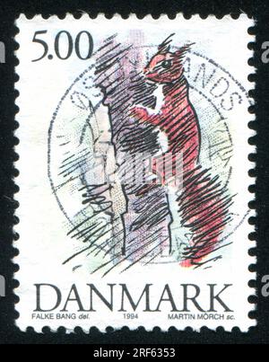DENMARK - CIRCA 1994: stamp printed by Denmark, shows Expedition ship ...