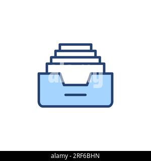 Archive icon vector. archive storage icon vector. folders icon Stock ...