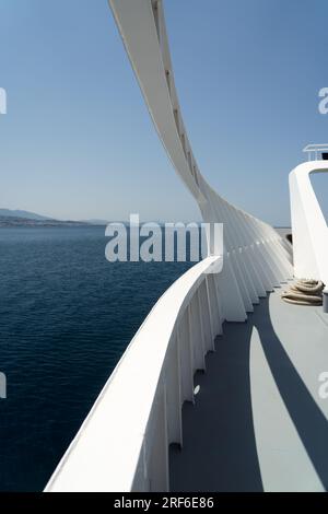 Passenger ferry reaching destination Stock Photo - Alamy