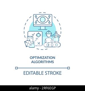 2D optimization algorithms line icon concept Stock Vector Image & Art ...