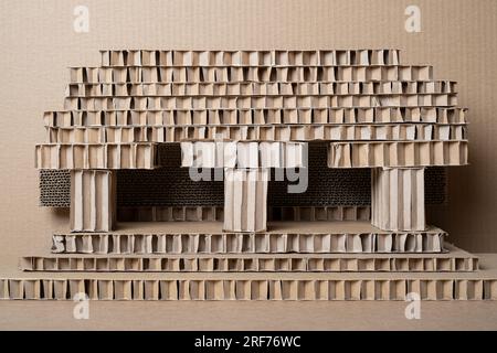 Basic architectural students project their work in 3rd architecture ...
