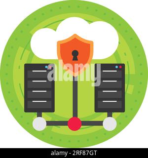 Software data processing, update and protection chalkboard icon set ...
