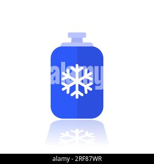 freon, refrigerant gas tank vector illustration Stock Vector Image ...