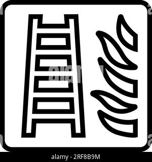 fire fighting hose standpipe outlet isometric icon vector illustration ...