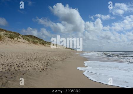 The North Sea coast between Rantum and Hörnum, Sylt, Frisian Islands ...