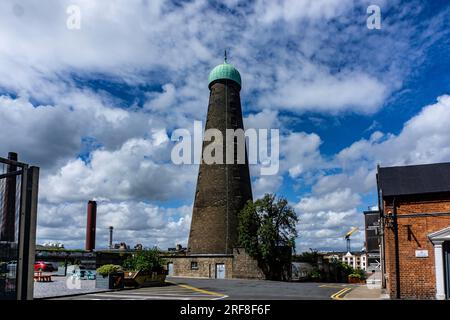 St Patricks Tower, in Thomas Street Fublin, Ireland. Built in 1757 as a ...