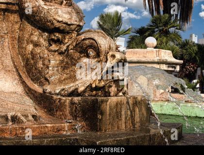 Italy Calabria Palmi Fountain Della Palma Stock Photo - Alamy