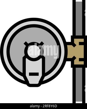 regulator gas service icon color illustration Stock Vector Image & Art ...