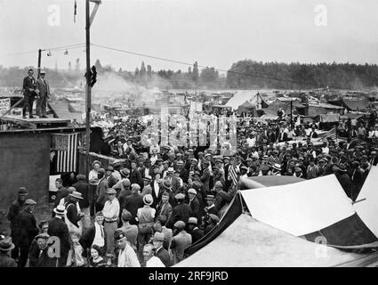 Bonus Army camp, Anacostia, Washington, D.C.? ca. 1932 Stock Photo - Alamy