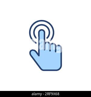 Hand cursor icon. cursor icon vector. hand cursor icon clik Stock ...