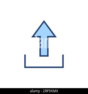 Upload icon vector. load data symbol Stock Vector Image & Art - Alamy