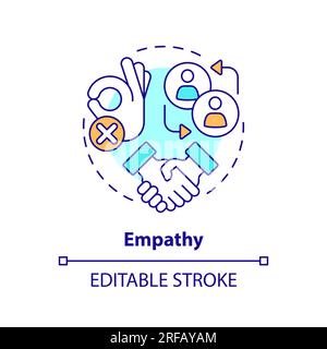 Empathy multi color concept icon Stock Vector Image & Art - Alamy