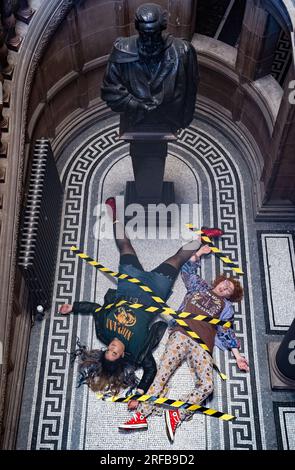 Performers (left to right) Bronte Barbe, as Stella and Rebekah Hinds ...
