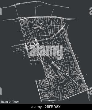 Street roads map of TOURS, FRANCE Stock Vector Image & Art - Alamy
