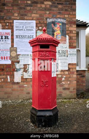 Victorian Post Box at Ironbridge Museum Stock Photo - Alamy