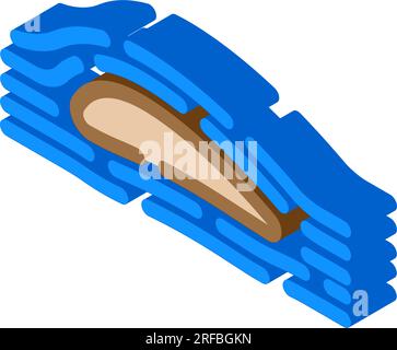 Military pilot icon isometric vector. Man pilot near planet with arrow ...