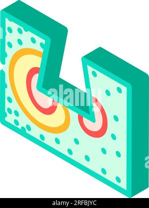 finite element analysis mechanical engineer color icon vector ...