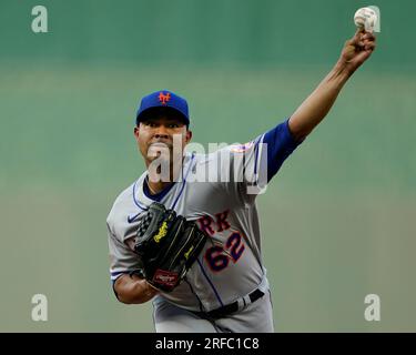 New York Mets pitcher José Buttó (70) works in the fourth inning of a ...