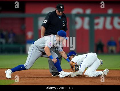 New York Mets' Mj Melendez runs after hitting a single during the ...