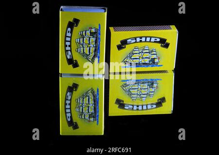 box of matches - ship safety matches Stock Photo - Alamy