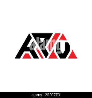 KPV triangle letter logo design with triangle shape. KPV triangle logo ...
