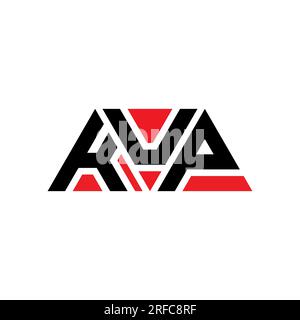 KUP triangle letter logo design with triangle shape. KUP triangle logo ...