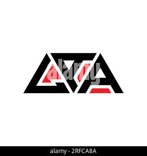 LAA triangle letter logo design with triangle shape. LAA triangle logo ...