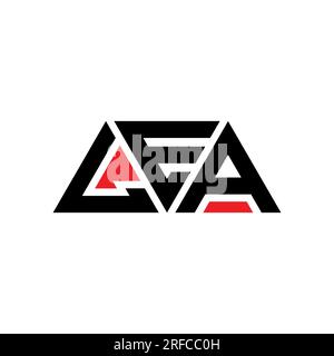 LEA triangle letter logo design with triangle shape. LEA triangle logo ...