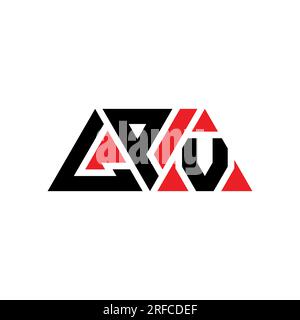 LPV triangle letter logo design with triangle shape. LPV triangle logo ...