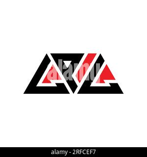 LPL triangle letter logo design with triangle shape. LPL triangle logo ...