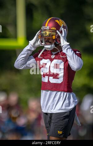 July 29, 2023; Ashburn, VA, USA: Washington Commanders wide receiver ...