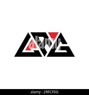 LRG triangle letter logo design with triangle shape. LRG triangle logo ...