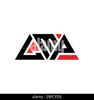 LMP triangle letter logo design with triangle shape. LMP triangle logo ...